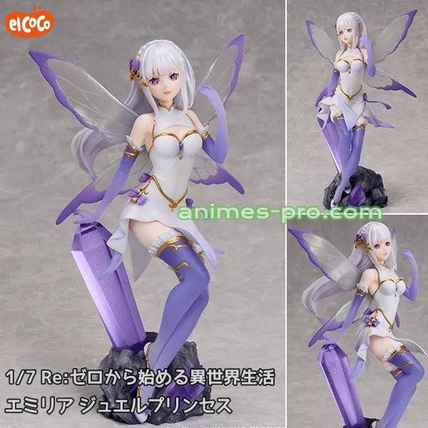 (網店限定)【預訂 - 數量有限，額滿即止】ELCOCO - 1/7《Re:從零開始的異世界生活》愛蜜莉雅 寶石公主Ver. Y3900