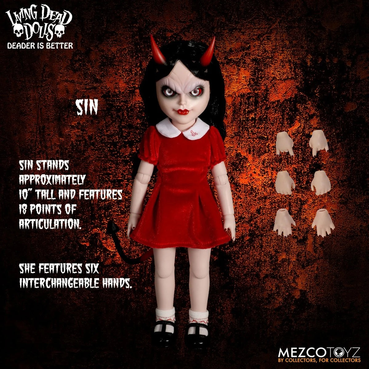 【預訂日期至24-Sep-24】Mezco - Return of the Living Dead Dolls Sin 10-Inch Do