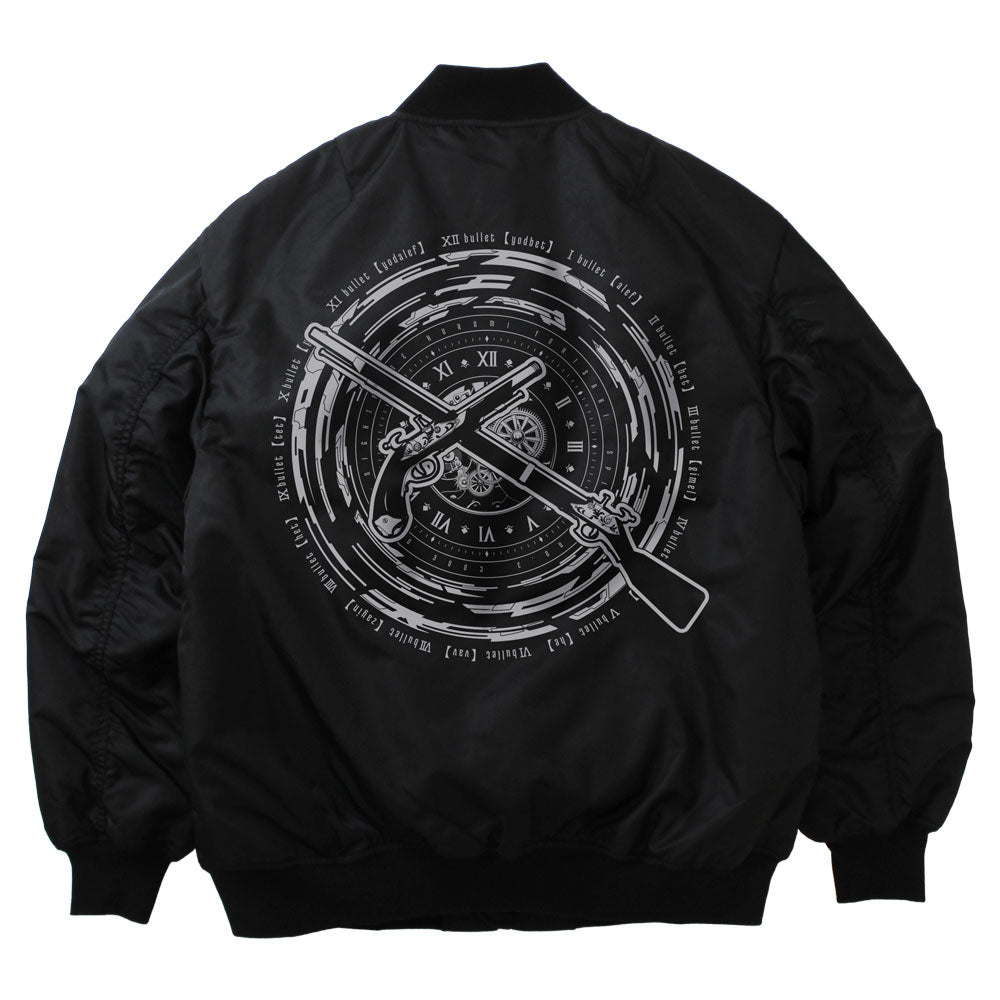 【預訂日期至23-Oct-23】COSPA 約會大作戰Ⅳ 時崎狂三『刻々帝 』MA-1 黑色 外套