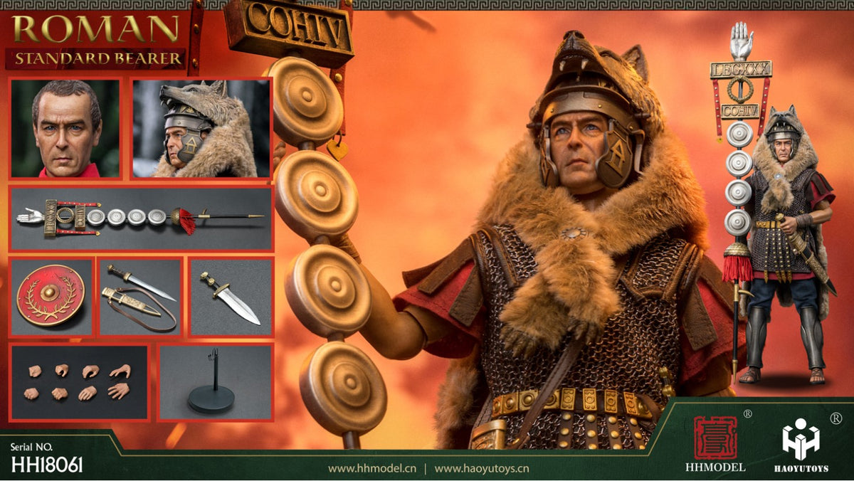 【預訂日期至06-Oct-22】HHMODEL & HAOYUTOYS 1-6 Imperial Legion-Rome Flag Bear