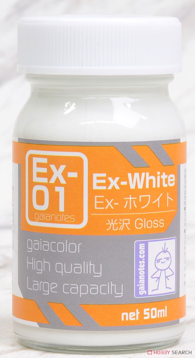 Gaianotes - EX-色系列 模型油 - Ex-01 Ex-白色 (50ml) Y700 (30011)(4582182300117