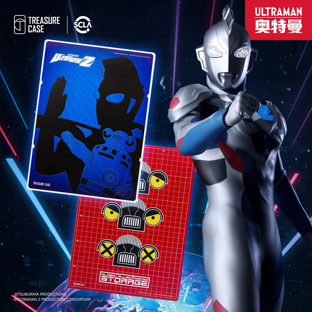 【預訂日期至08-Mar-24】Treasure Case - Ultraman Zeta Severn Plus A4 Cutting M