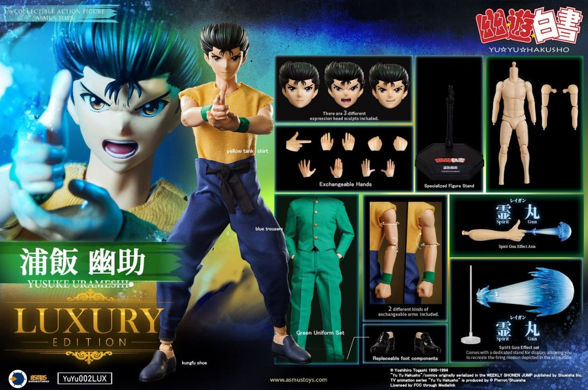 【預訂日期至07-Dec-23】Asmus Toys 1-6 Yu Yu Hakusho COLLECTIBLE ACTION FIGURE