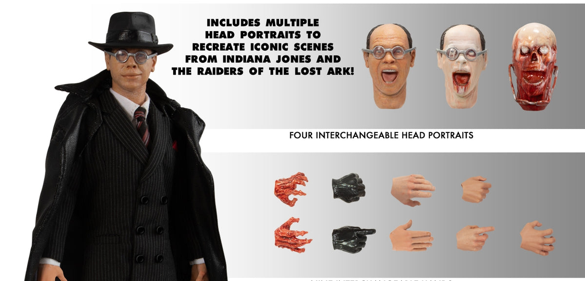 【預訂日期至12-Sep-23】Mezco~One12 Collective Major Toht and Ark of the Coven