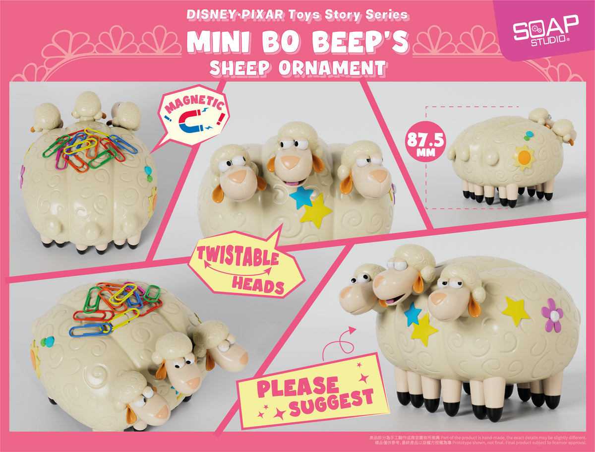 【預訂日期至28-May-24】Soap Studio - Disney Pixar Mini Bo Peep's Sheep Figure