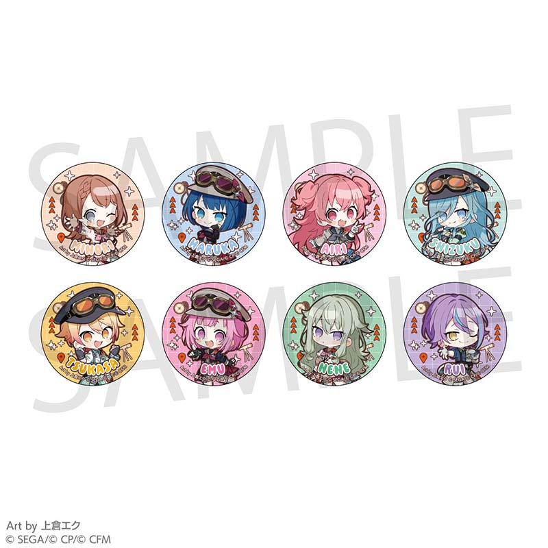 SEGA - PJSK 世界計劃 COLORFUL LIVE 5th Mini 角色襟章 Box C 「MORE MORE JUMP！ X