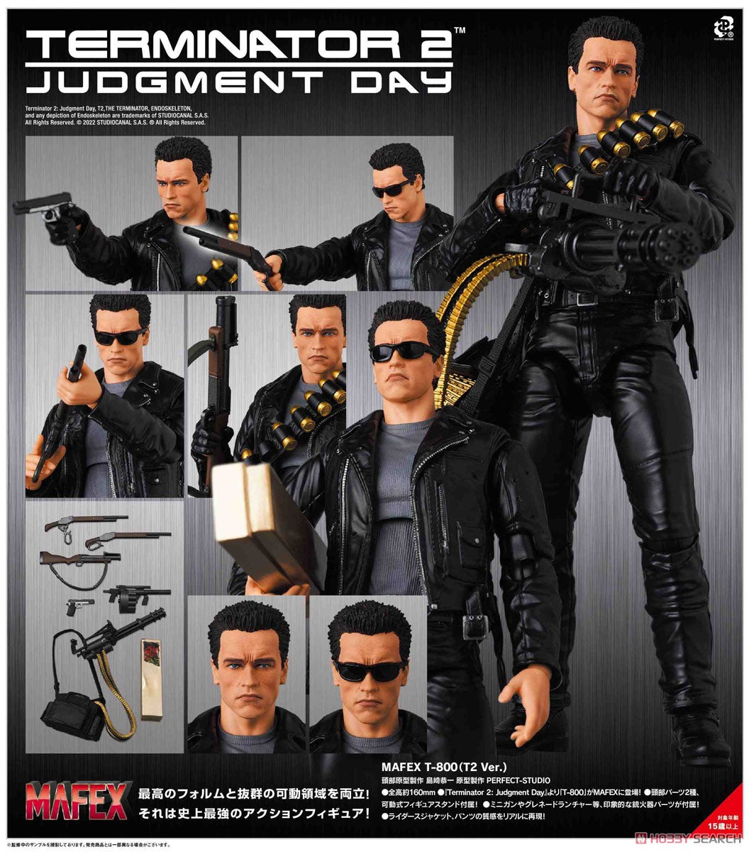 MEDICOM TOY - MAFEX T-800 (T2 Ver.) Action Figure【售完】