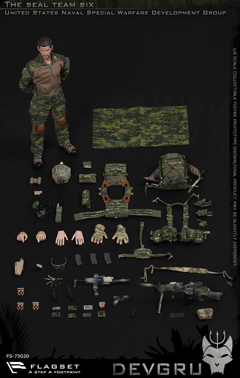 【已截訂】Flagset US Seals Six Team Devgru Jungle Dagger 1/6 Action Figure ...