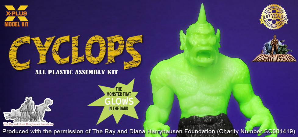 【預訂日期至19-Apr-23】XPLUS - Cyclops Glow in the Dark Edition modelkit (453