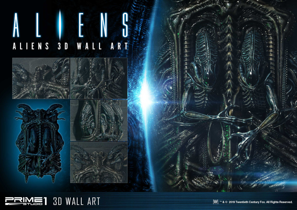 Prime 1 Studio - Aliens 3D Wall Art Statue t (WAAL01)【現貨】