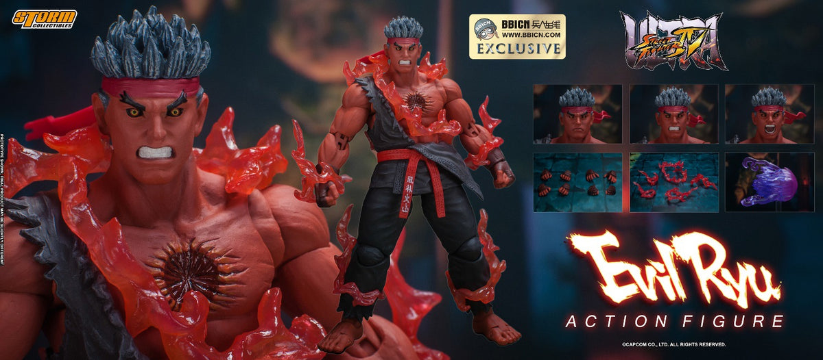 Storm Collectibles Street Fighter IV Evil Ryu Action Figure【現貨】(BBICN