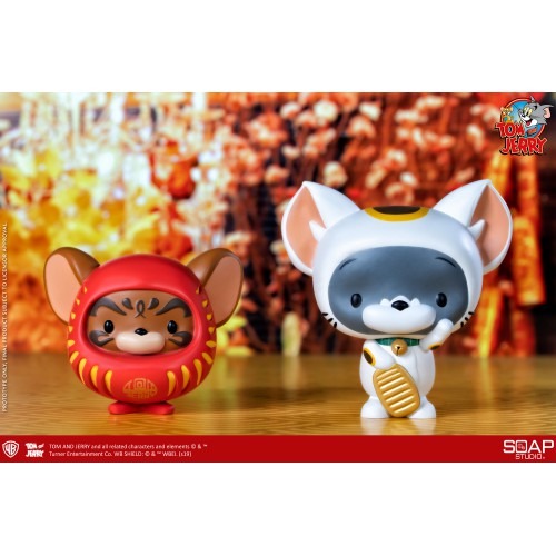【已截訂】Soap Studio Chibi Tom and Jerry Vinyl Figure (Maneki-Neko and Dar