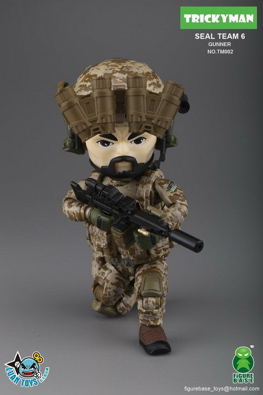 【售完】Figure Base Tricky Man Seal Team 6 Gunner Action Figure