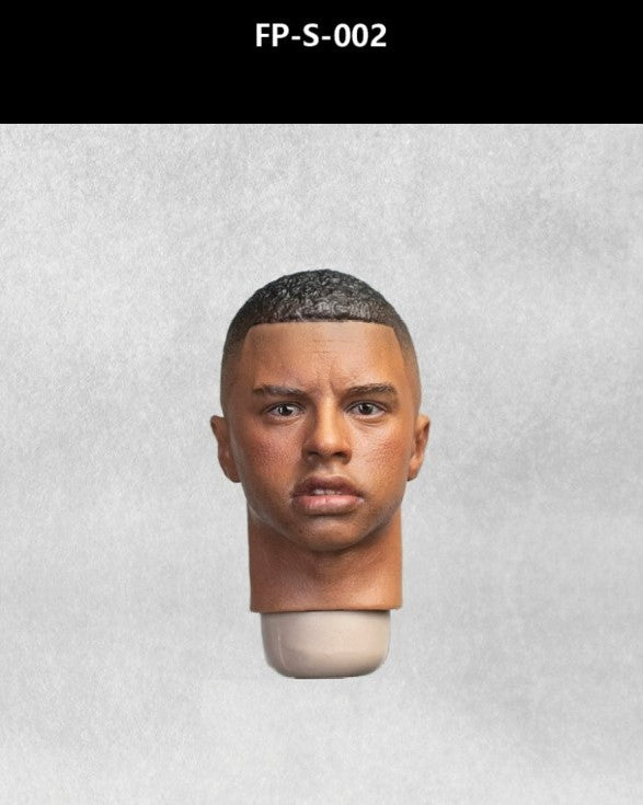 【預訂日期至04-Jun-22】FacepoolFigure 1/6 Black Male Head Sculpt with Express