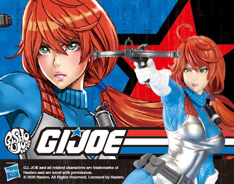 Kotobukiya G.I. JOE Scarlett Sky-blue Color 1/7 PVC Figure (4934054022
