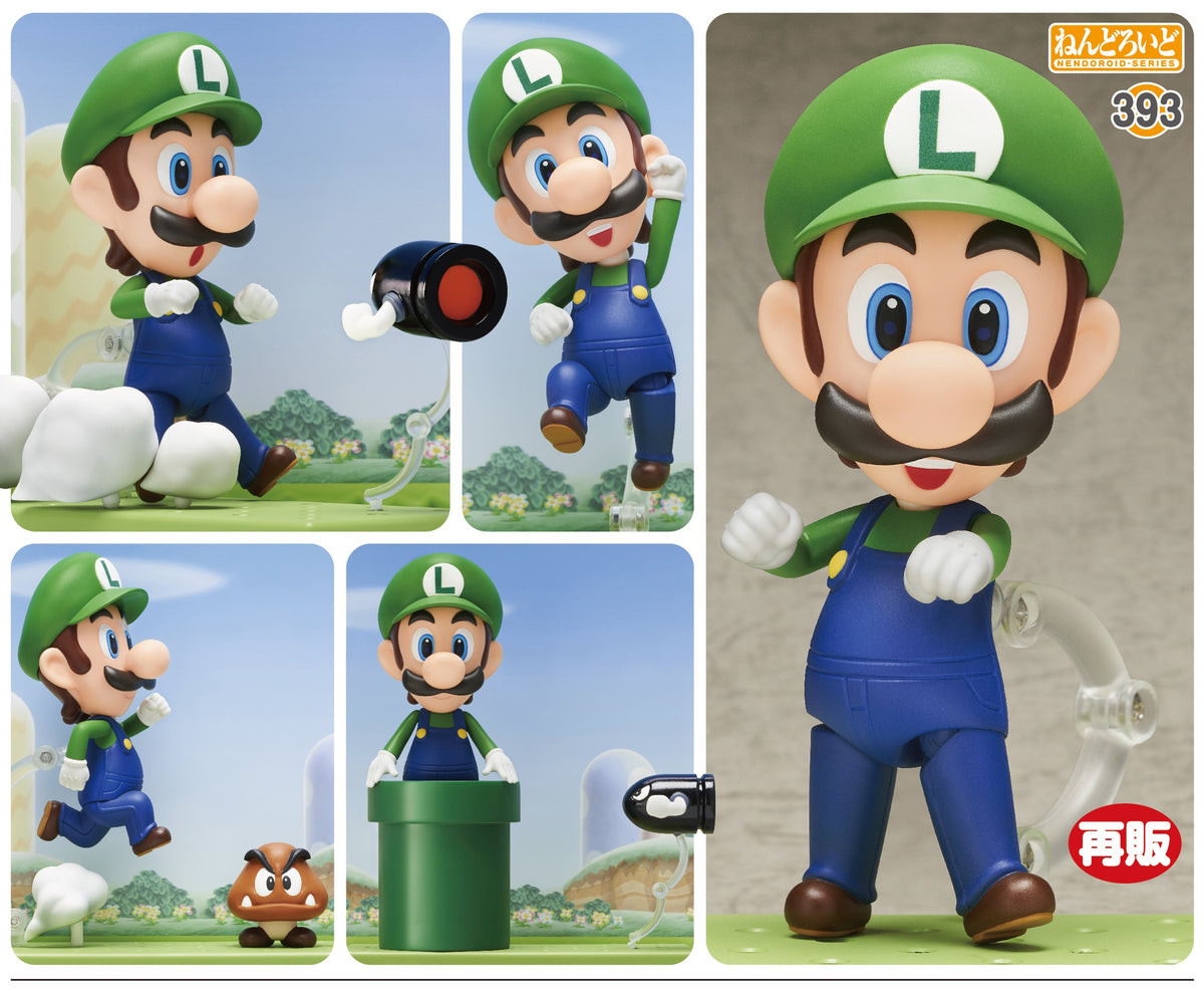 【已截訂】Good Smile Company Nendoroid No.393 Luigi Action Figure [再販]