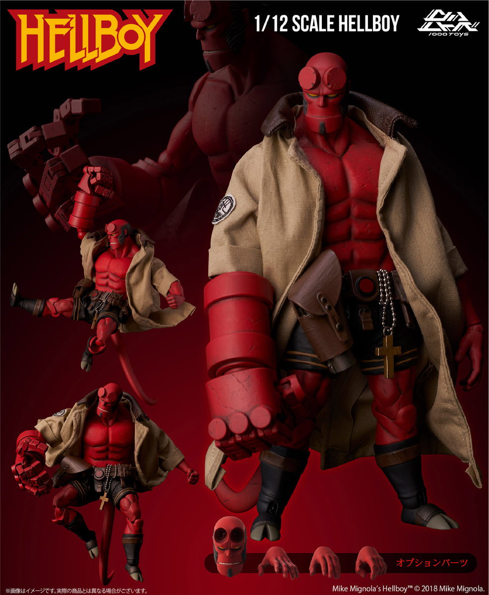 【已截訂】1000toys ''Hellboy'' Hellboy 1/12 Action Figure [再販]