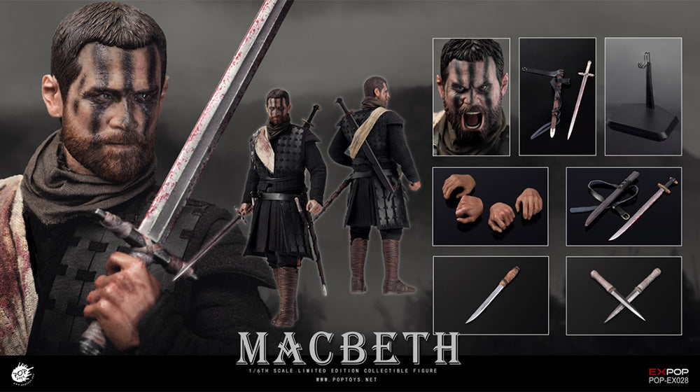 【已截訂】POPTOYS Television series EX028 Macbeth with two heads 1/6 action