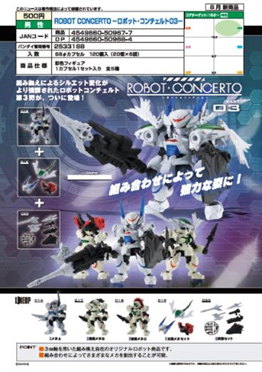 【已截訂】Bandai Robot Concerto -Robot Concerto 03- [全5種]