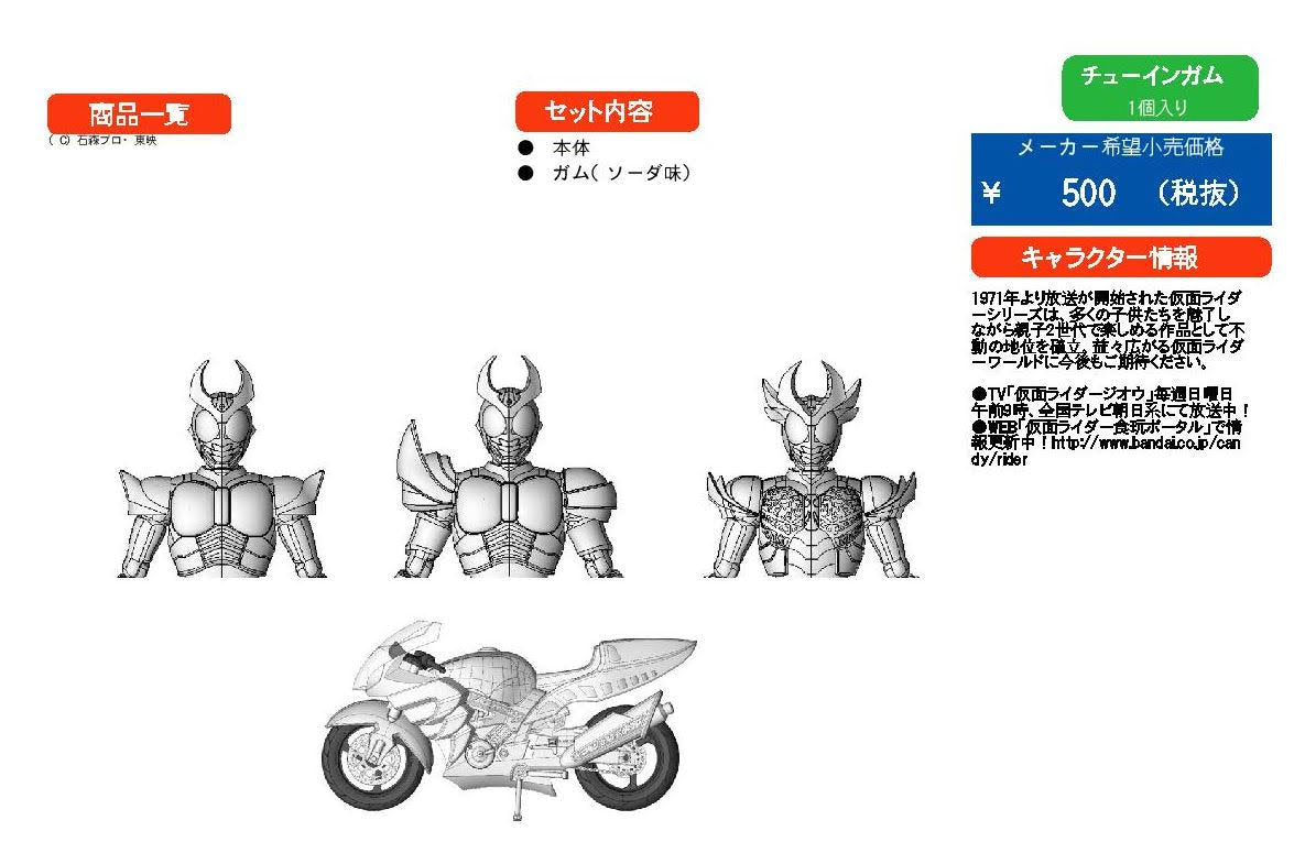 【已截訂】Bandai SHODO-X Kamen Rider 6 Set [全6種]
