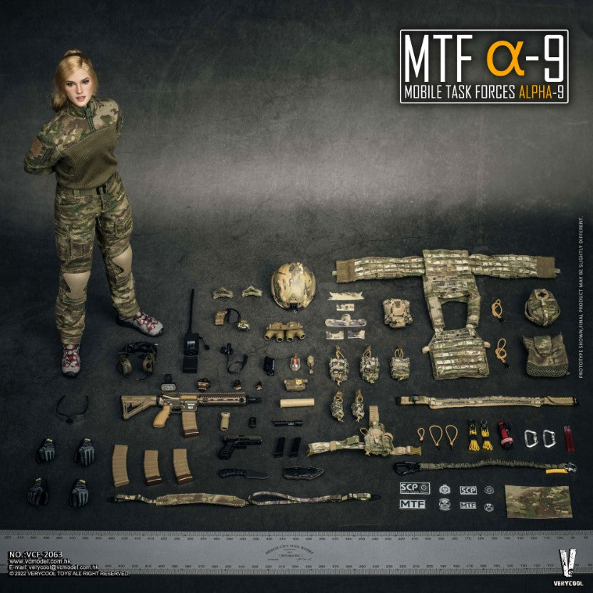 【預訂日期至29-Aug-22】VERYCOOL 1/6 MTF Alpha-9 VCF-2063 Action Figure