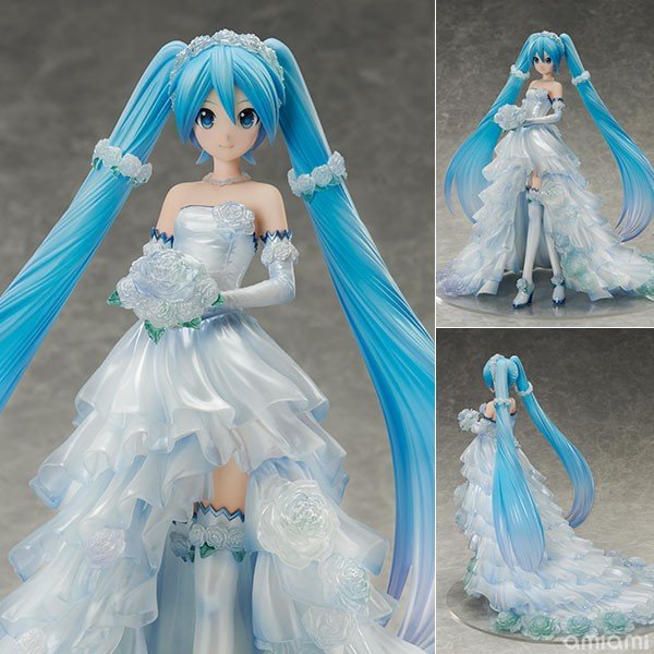 【已截訂】FREEing Vocaloid Hatsune Miku Wedding Dress Ver. 1/7 PVC Figure